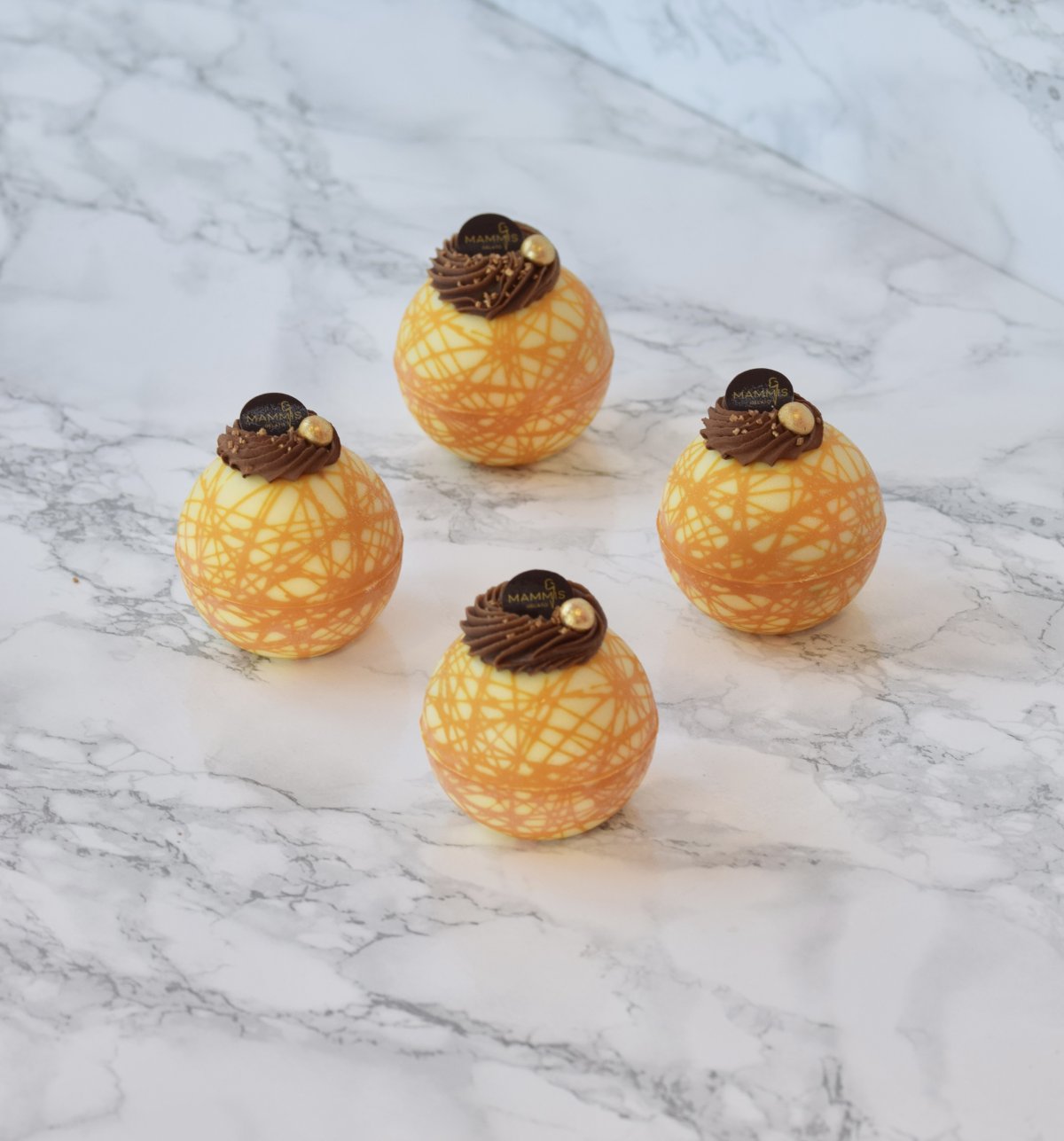 4 stk. mango sol Iskage - Iskager - Mammis Gelato